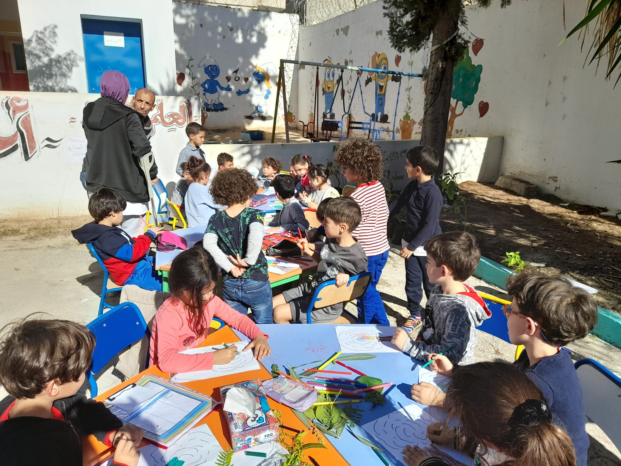 Visite de la classe de GSD à l’école du 2 mars – Ecole Robert Desnos